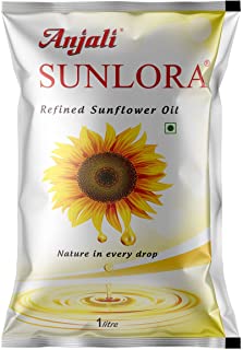Anjali Sunflower Oil (1 Litre Pouch)